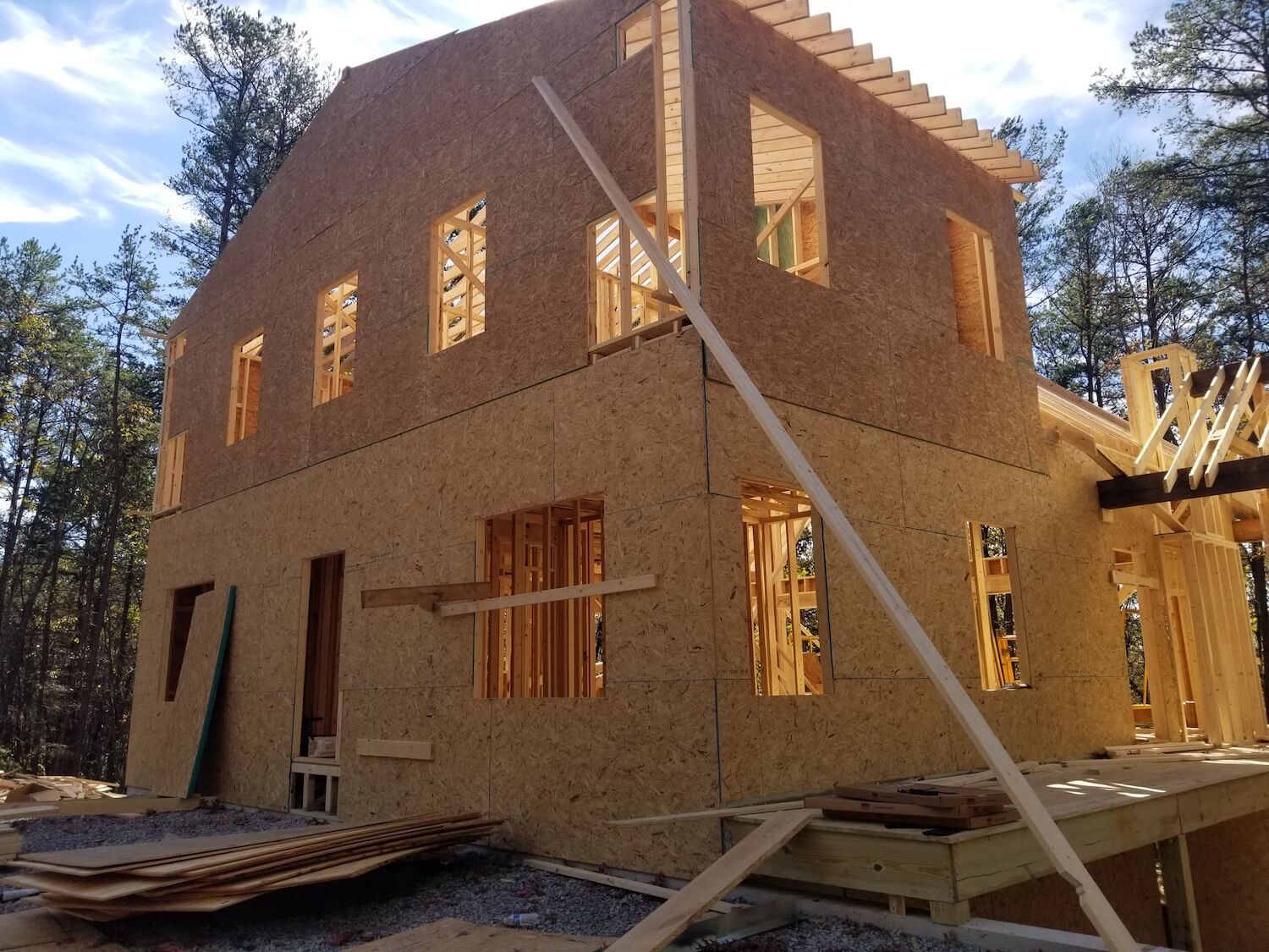 Custom Home Build in Progress