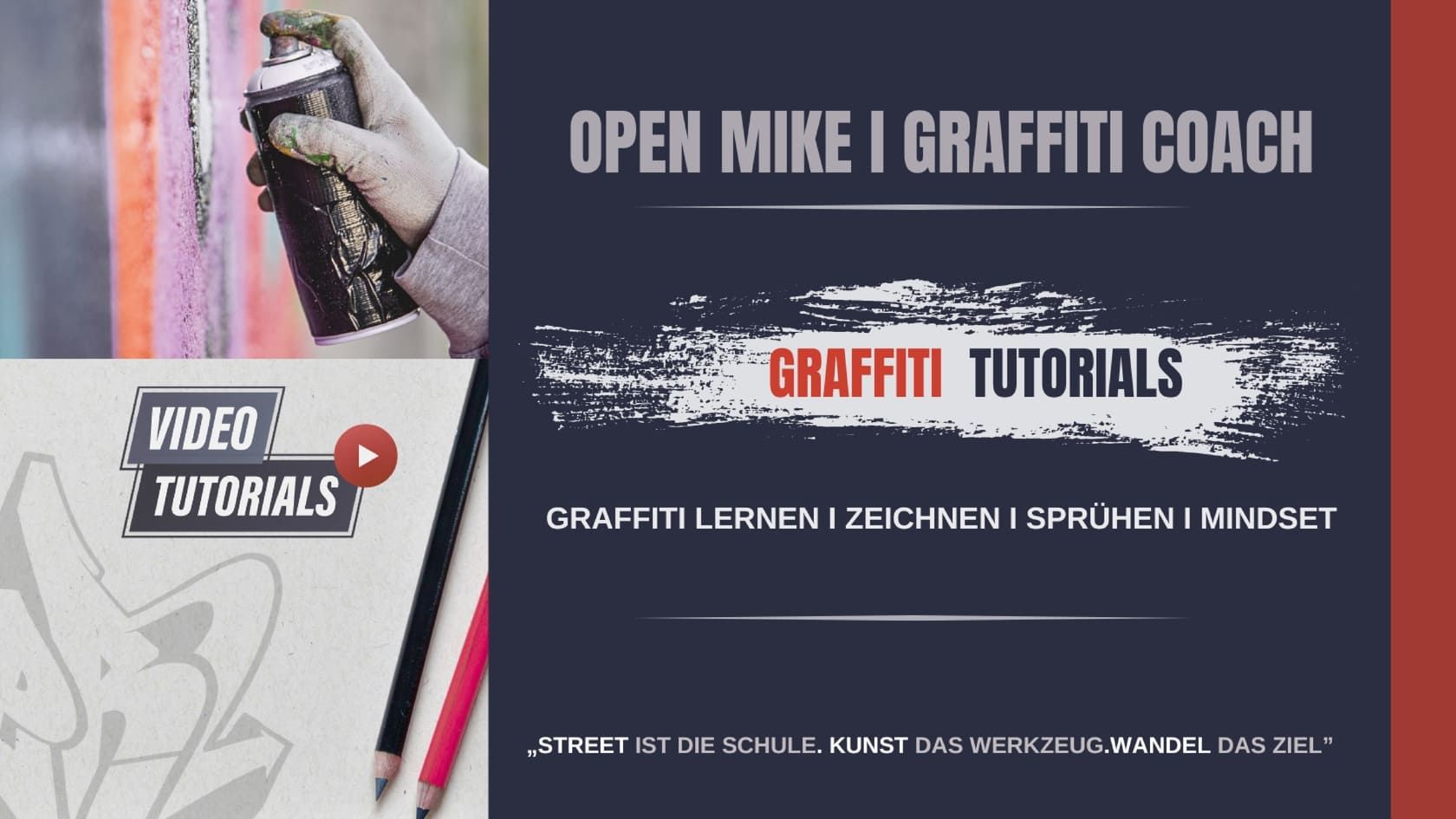 Graffiti Tutorials: Schritt für Schritt Graffiti lernen online