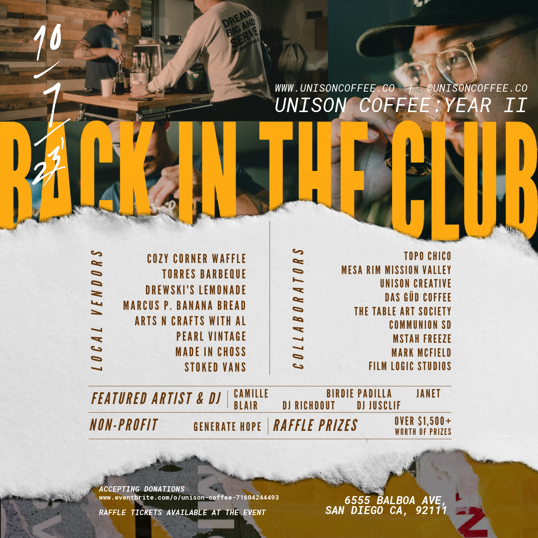 Specialty Coffee and Handcrafted Beverages - Unison Coffee