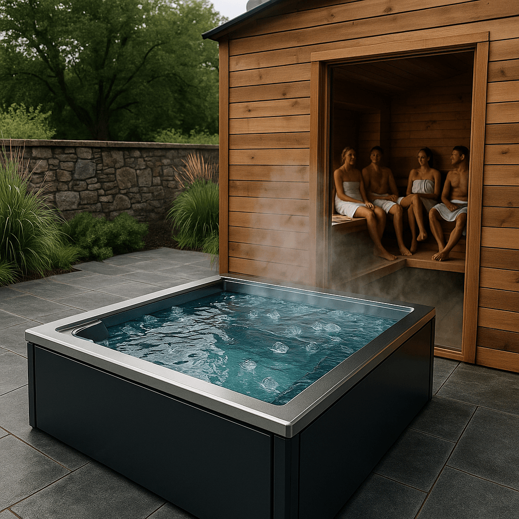 Tina Fría Artic Oasis 8.0 | Cold Plunge para 8 Personas – 1200L