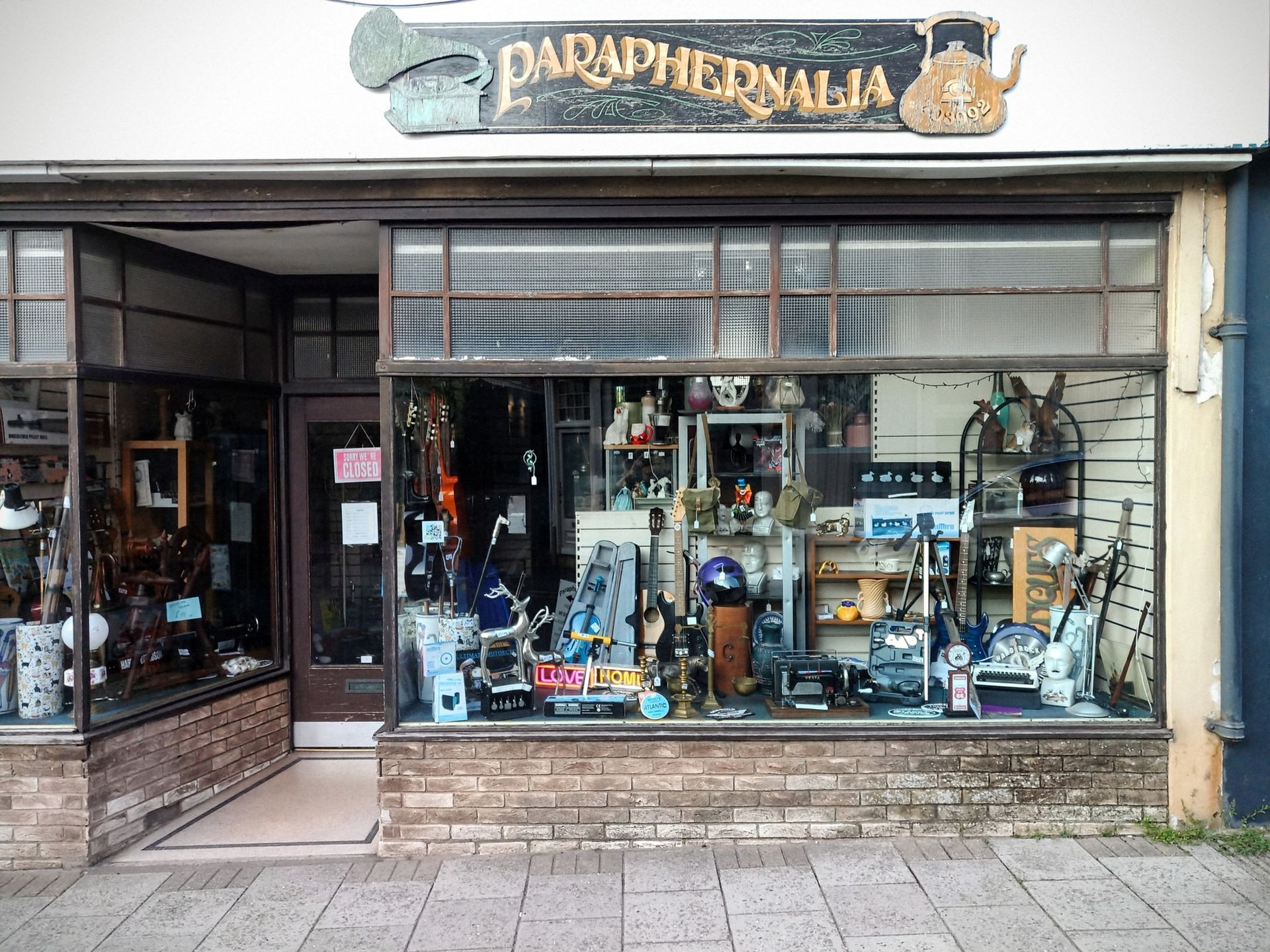 Discover Unique Antiques in Minehead's Paraphernalia Shop