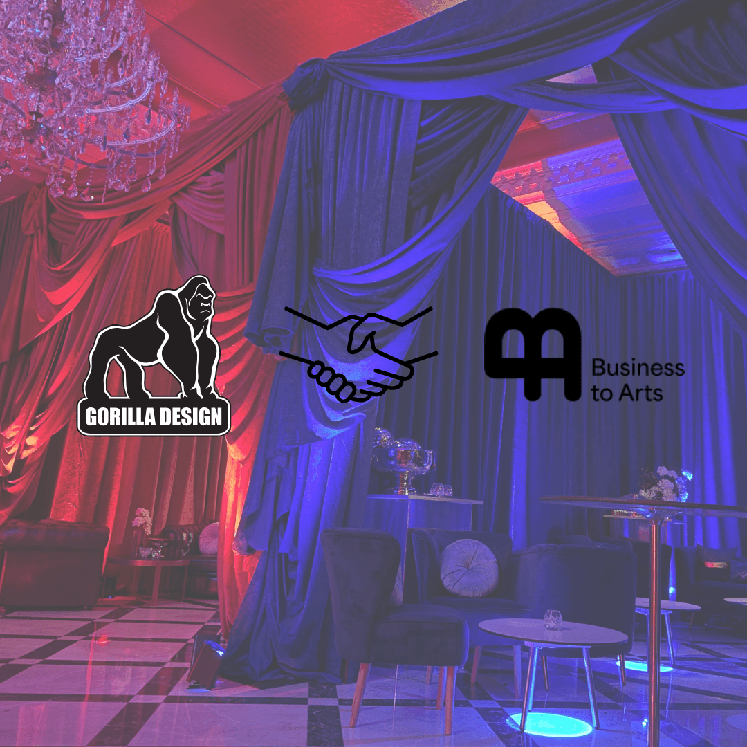 Gorilla Design is now officially a member of Business to Arts.