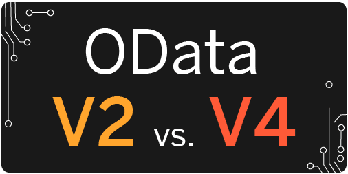 What is ODATA and what is the difference between OdataV2-OdataV4