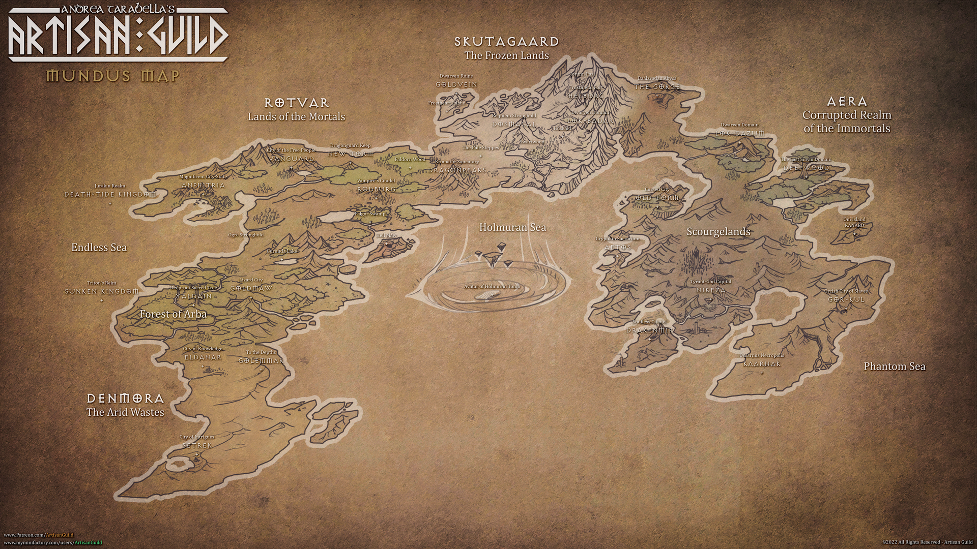 Map of Mundus - All Sets