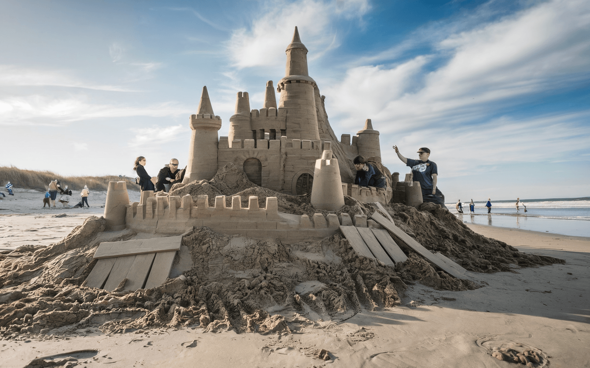 I built a sandcastle and thought it was me.