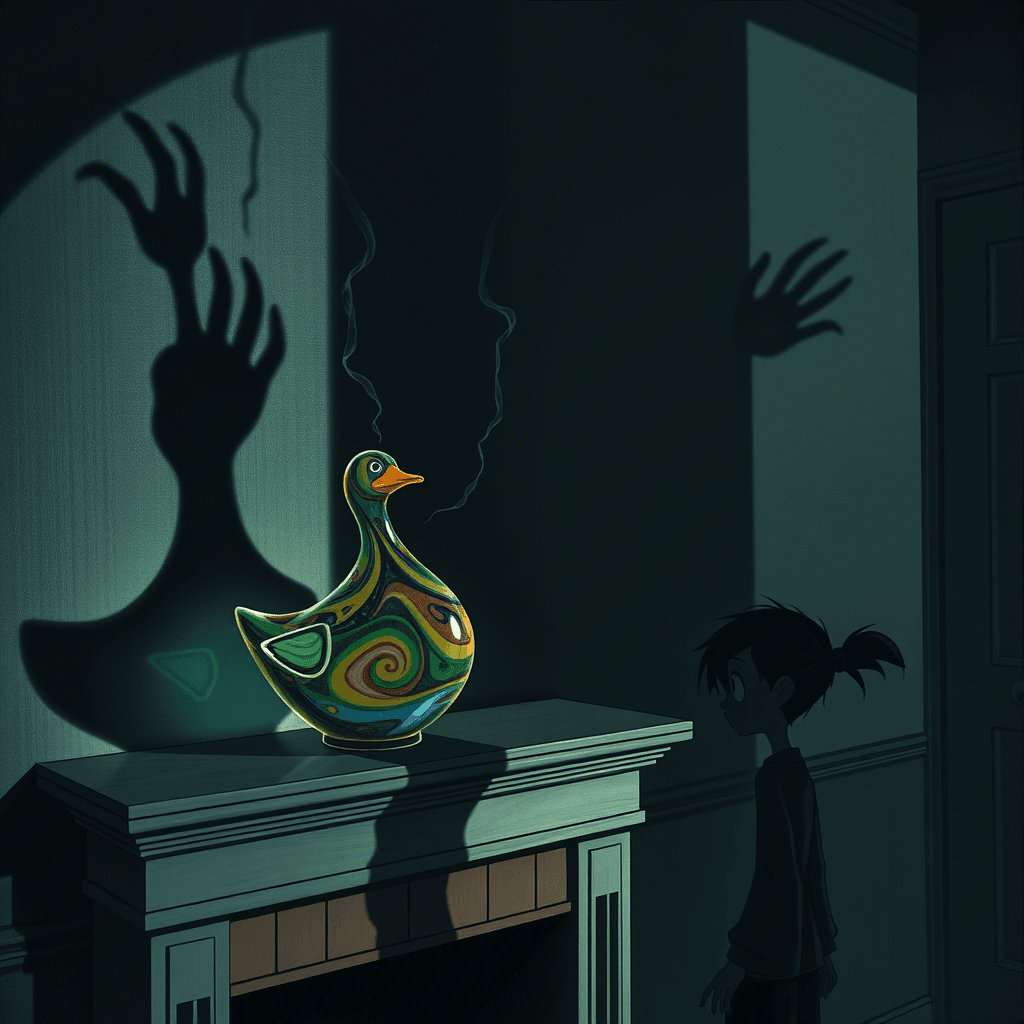 The Duck on the mantlepiece