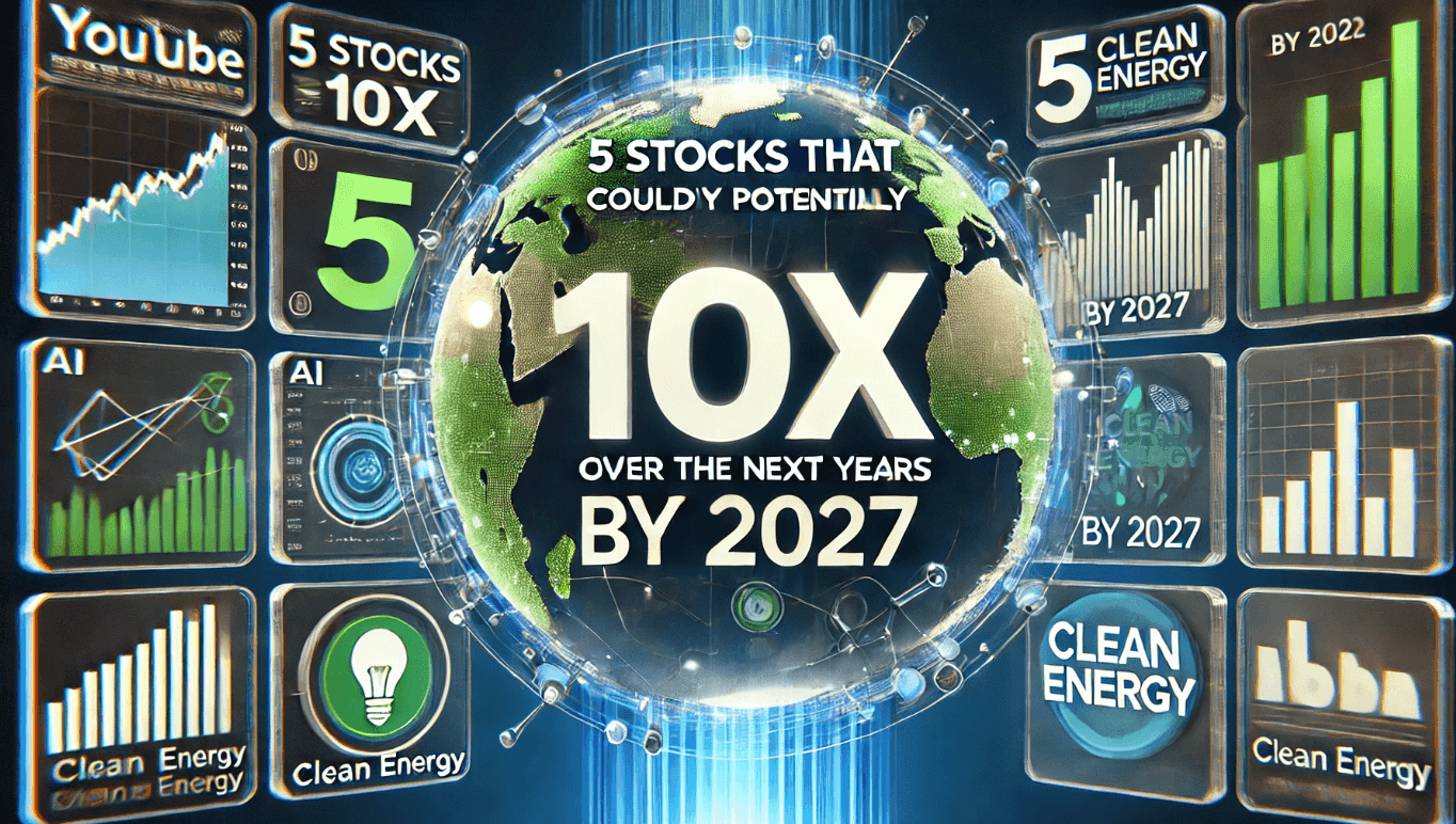 5 Stocks That Could Potentially 10x Over the Next Three Years