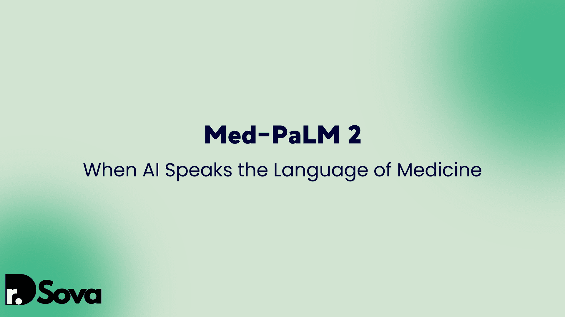 Med-PaLM 2: Když AI mluví jazykem medicíny!