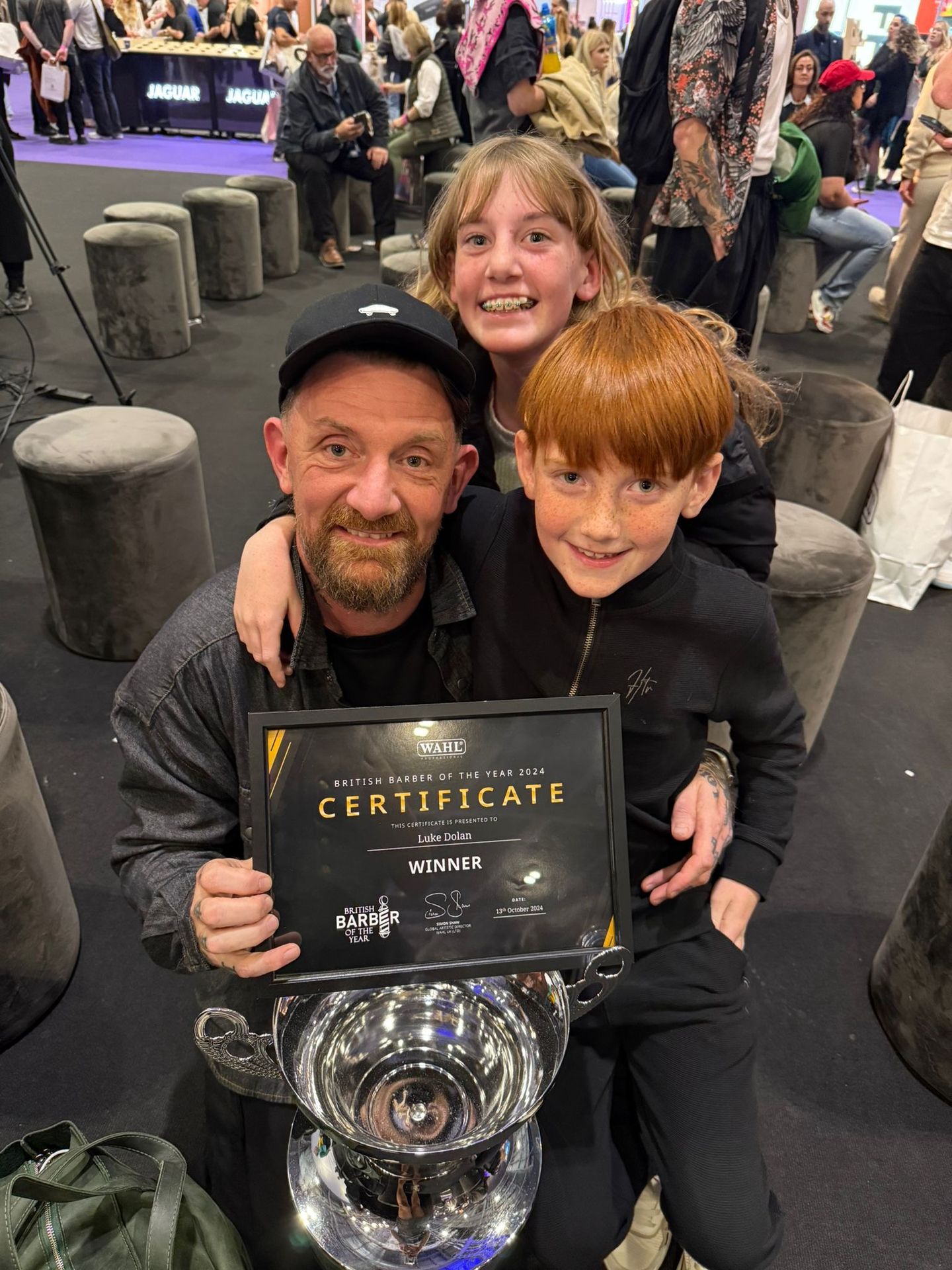 Luke WON Barber of the year!