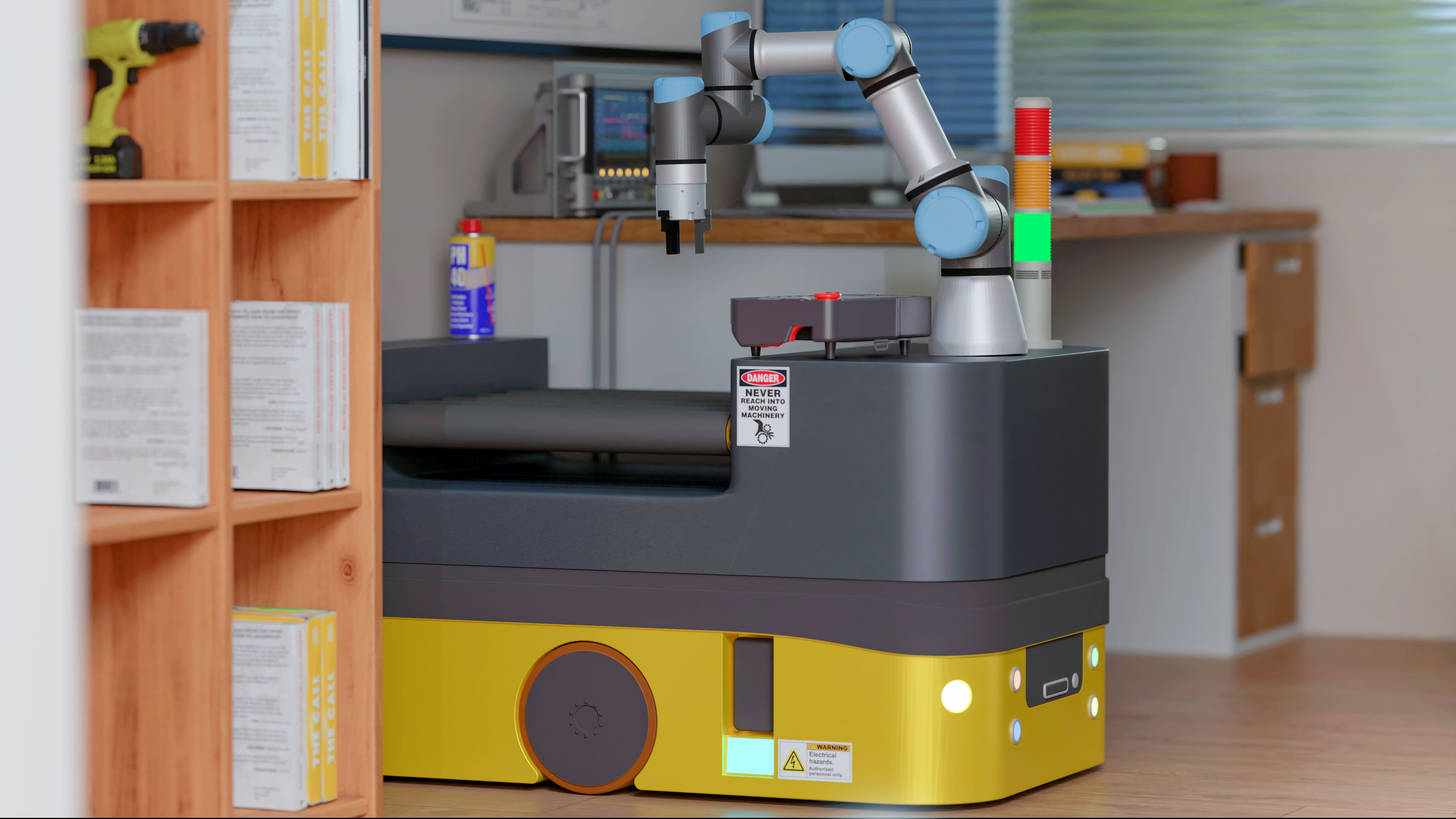 Innovative Factory Solutions: The Compact SLAM AMR Robot