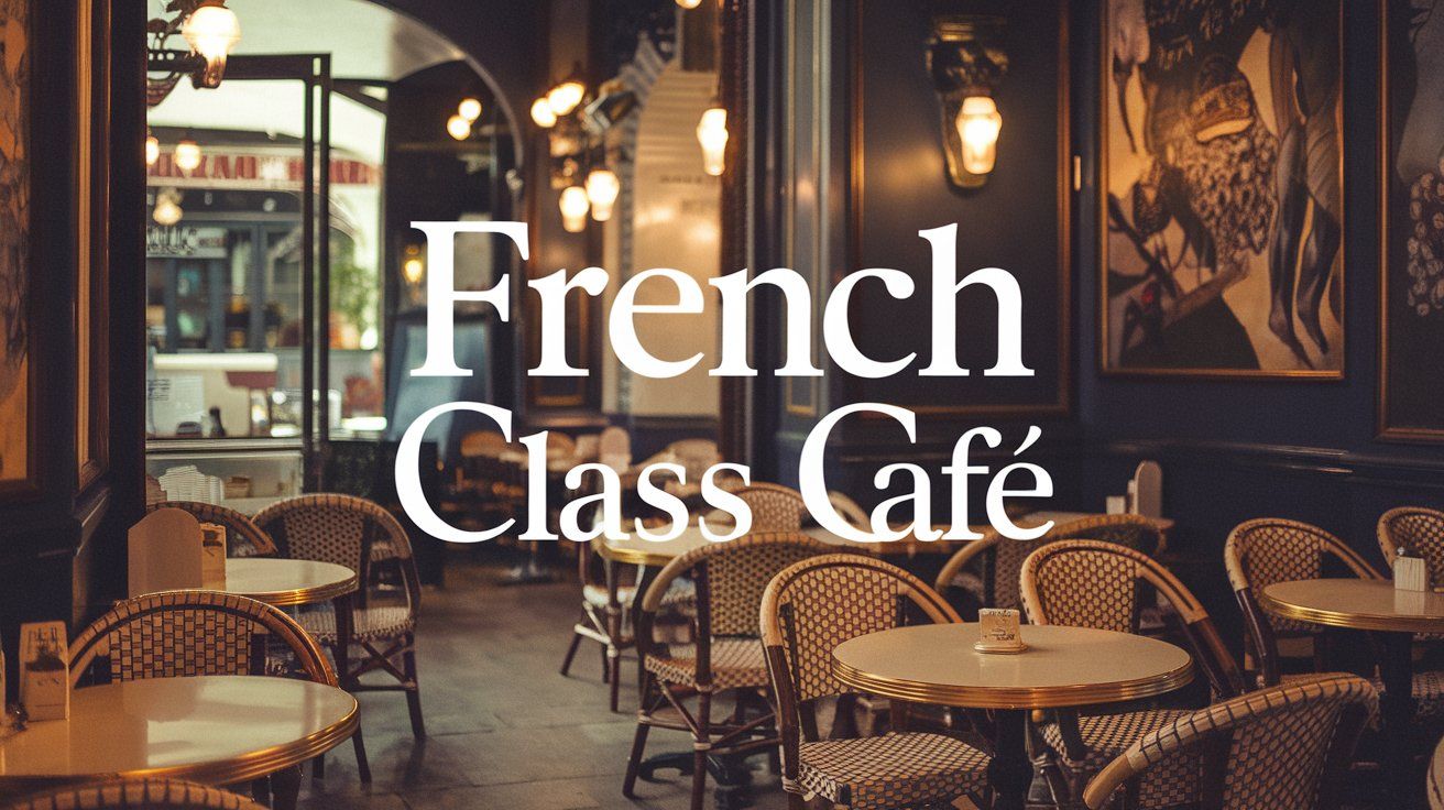 Learn French in a relaxed café atmosphere!