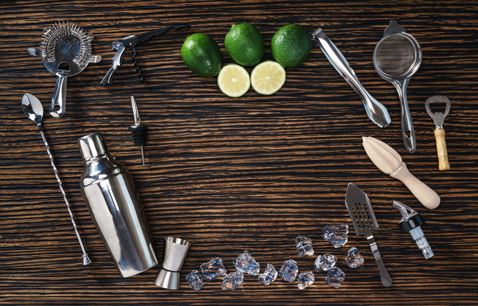 All The Bar Tools For Your Home Bar.